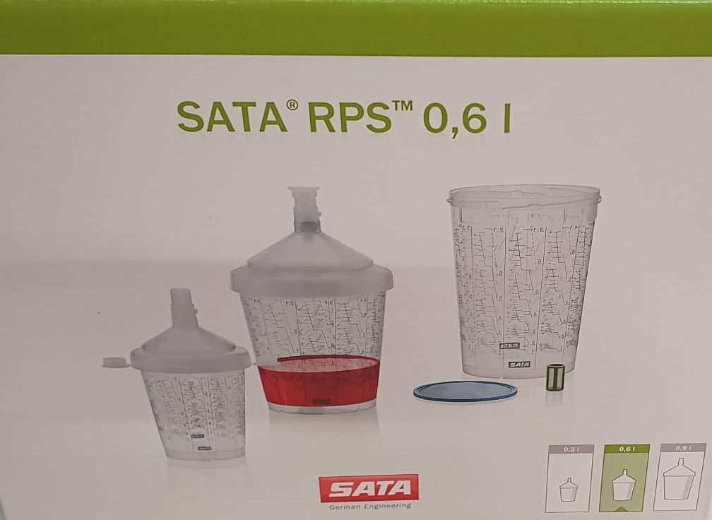 Sata RPS Becher 200 my, 60 Stück 1010488 - Autolackdiscount 24
